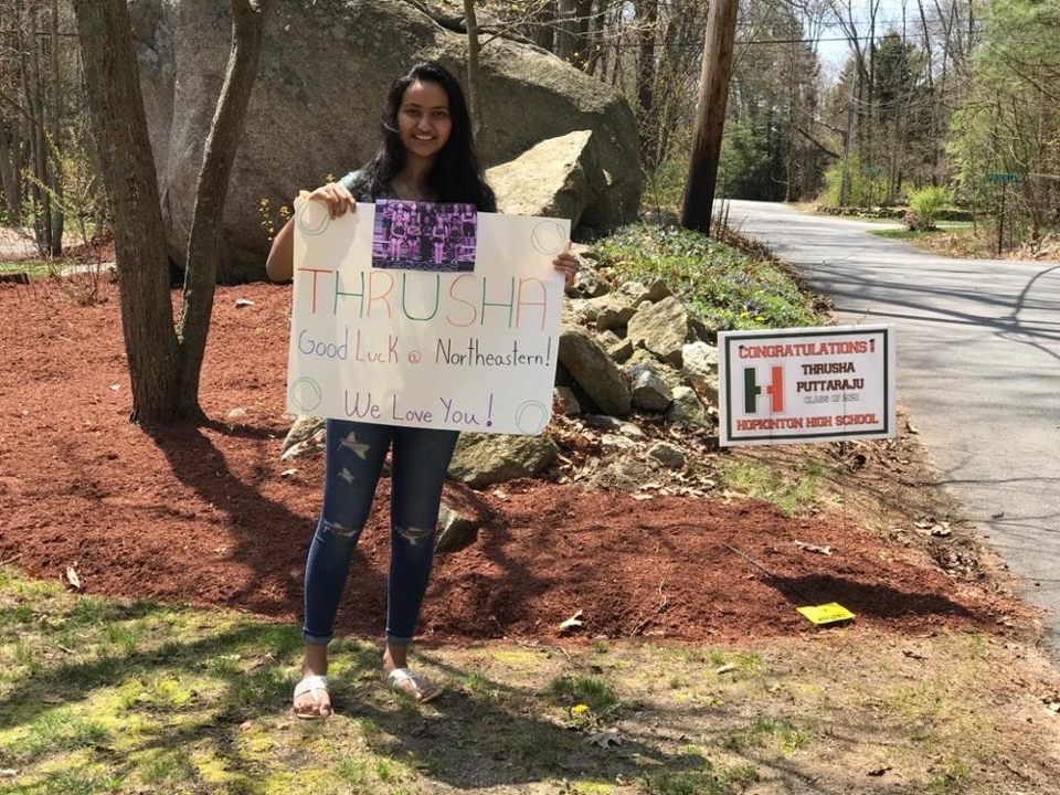 HHS tennis pays tribute to seniors with rolling rally - Hopkinton ...