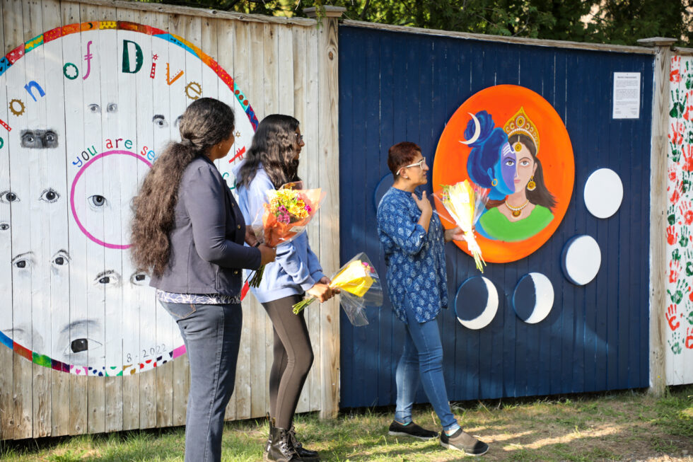 Photos: Diversity mural unveiling at EMC Park - Hopkinton Independent