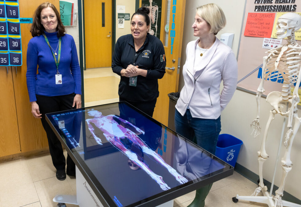 Anatomage table enhances anatomy, physiology studies at HHS - Hopkinton ...