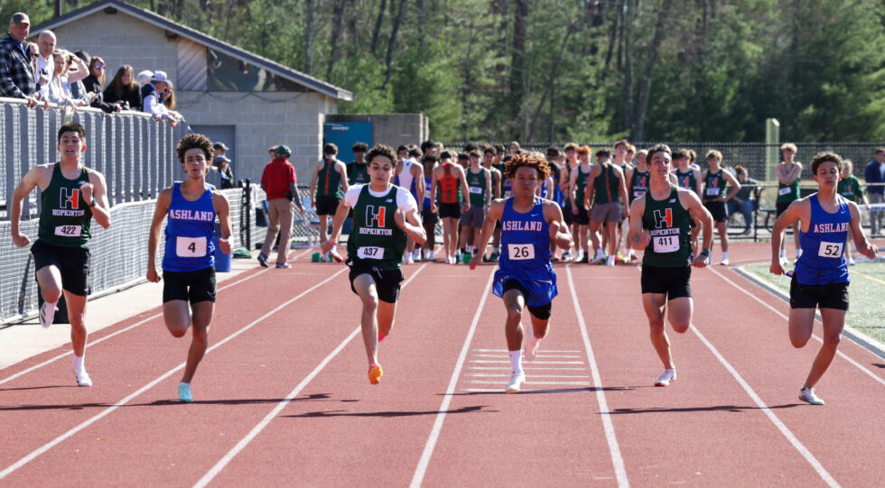 Photos: HHS track teams race past Ashland - Hopkinton Independent