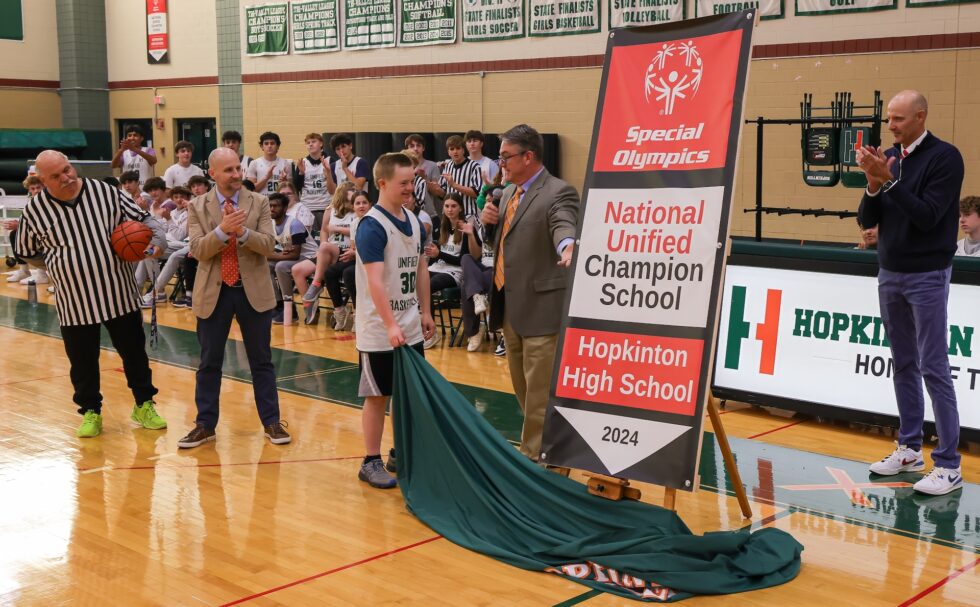 Photos: HHS unified basketball unveils national banner - Hopkinton ...